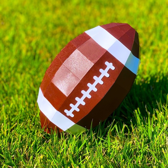 Handmade | Accents | American Football 3d Papercraft Sculpture ...